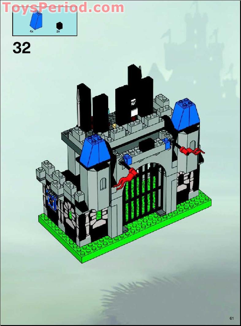 LEGO 10176 Royal King's Castle Instructions and Parts List