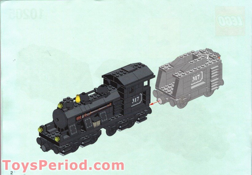 LEGO 10205 My Own Train Locomotive Instructions and Parts List