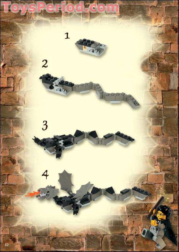 LEGO 4729 Dumbledore's Office Instructions and Parts List