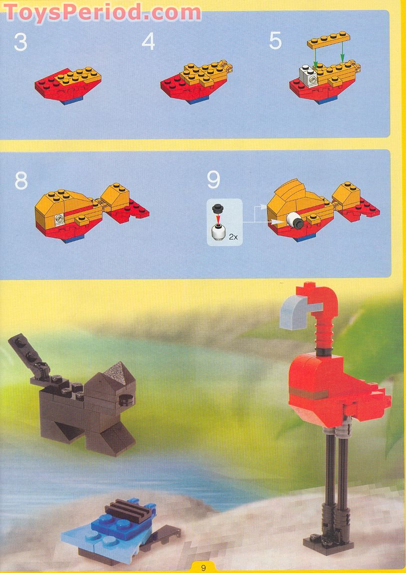 LEGO 4101 Wild Collection Set Parts Inventory and Instructions - LEGO ...