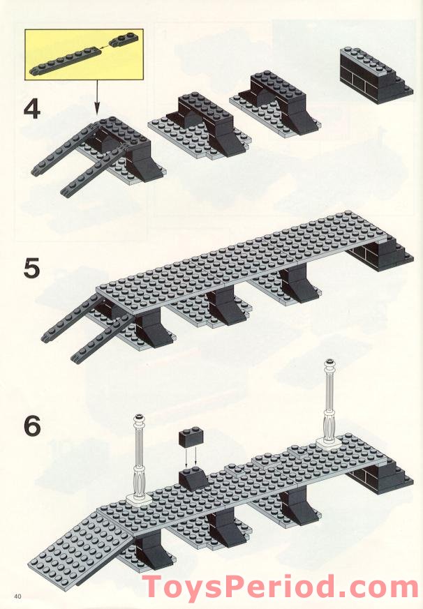 LEGO 4558 Metroliner Instructions and Parts List