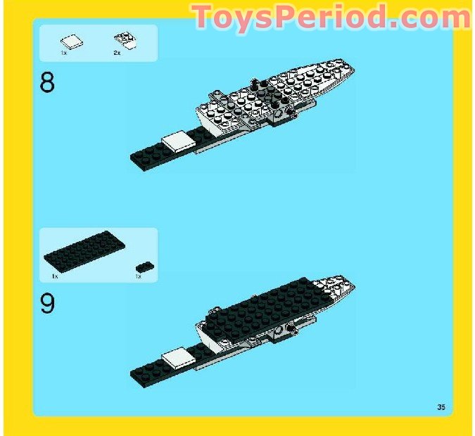 LEGO 6745 Propeller Power Instructions and Parts List