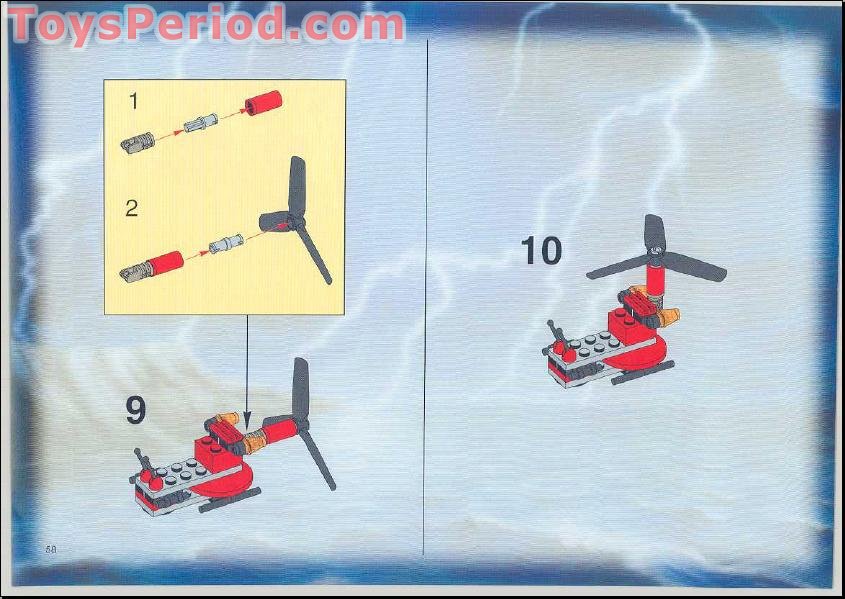 LEGO 6776 Ogel Control Center Instructions and Parts List