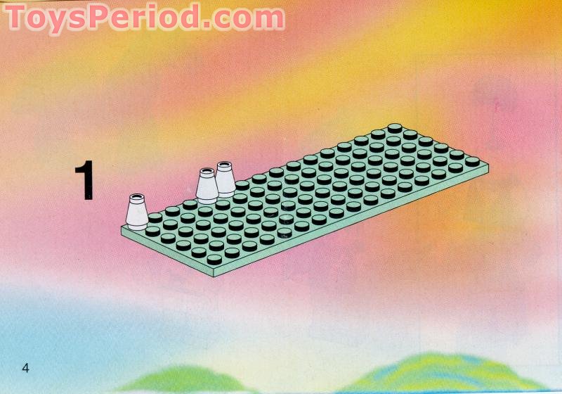 LEGO 6404 Carriage Ride Instructions and Parts List