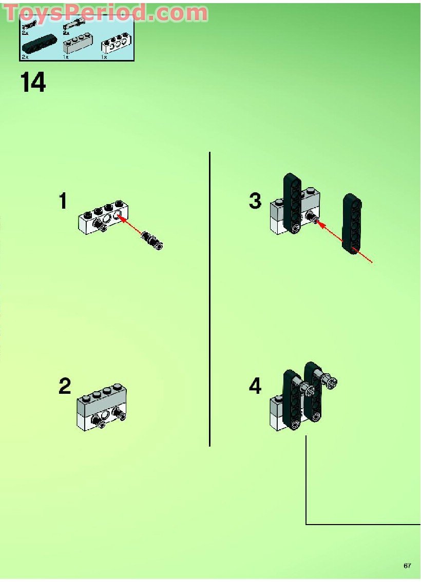 LEGO 7690 MB-01 Eagle Command Base Instructions and Parts List
