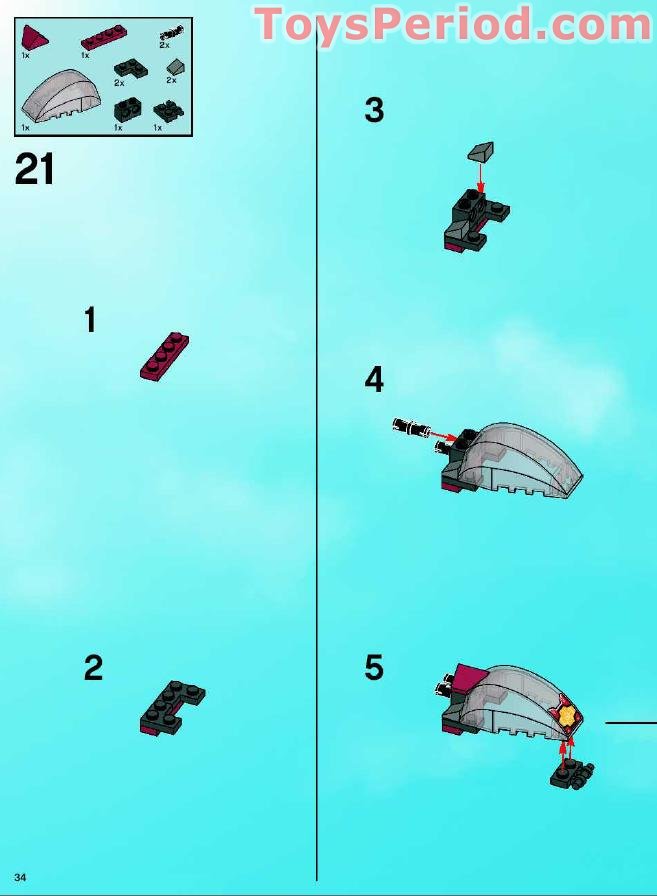 LEGO 7714 Golden Guardian (Limited Gold Edition) Instructions and Parts ...