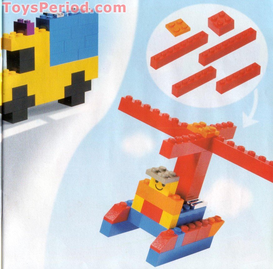LEGO 7825 Creator Bucket Instructions and Parts List