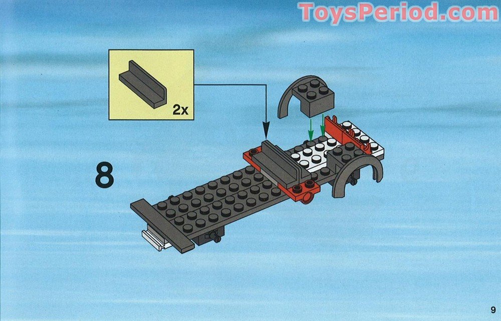 LEGO 7991 Recycle Truck Instructions and Parts List