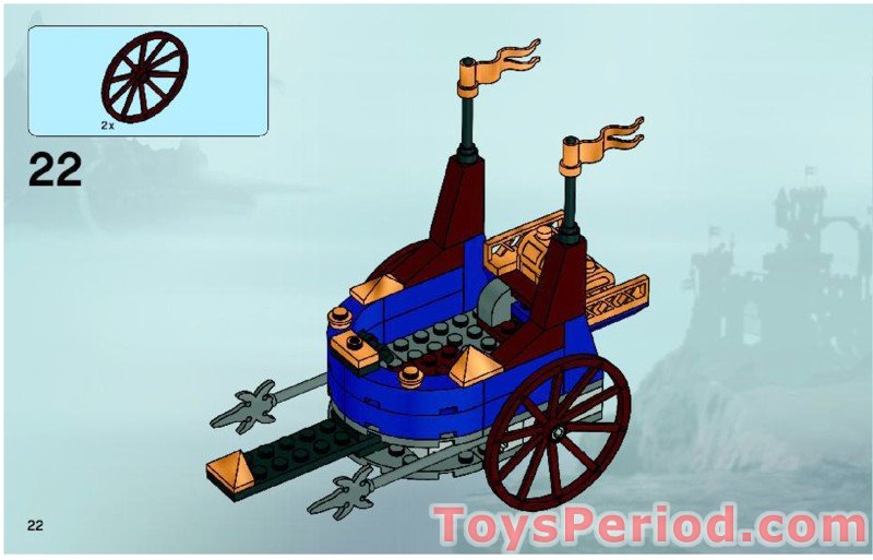 LEGO 7078 King's Battle Chariot Instructions and Parts List
