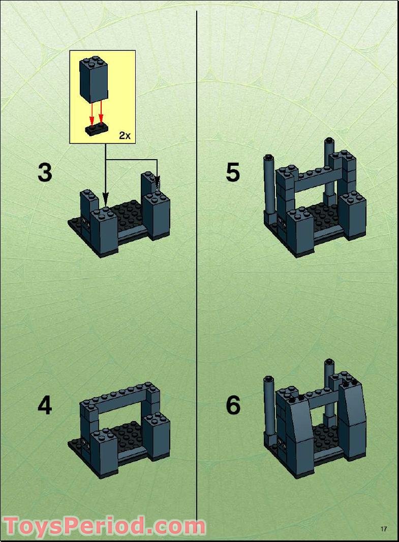 LEGO 8758 Tower of Toa Instructions and Parts List