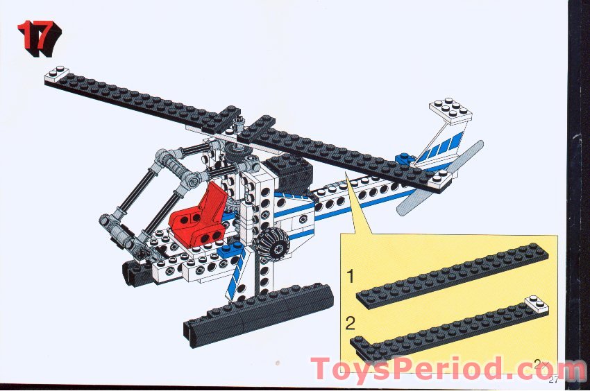 LEGO 8824 Hovercraft Instructions and Parts List