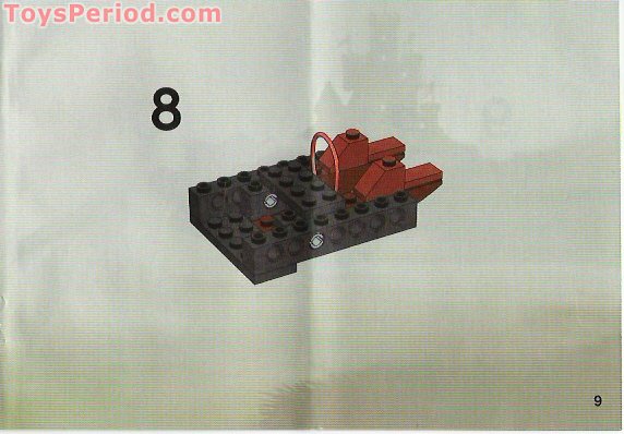 LEGO 8873 Fireball Catapult Instructions and Parts List