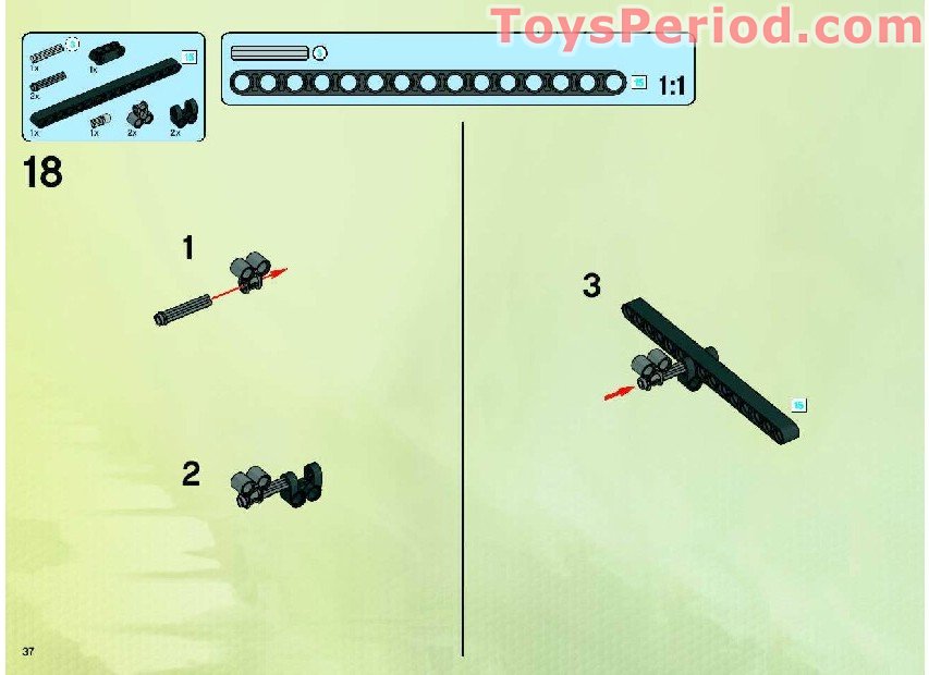 LEGO 8942-1 Jetrax T6 Instructions and Parts List