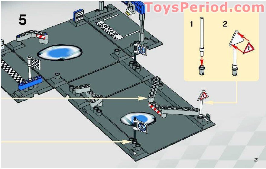 LEGO 8124 Ice Rally Instructions and Parts List