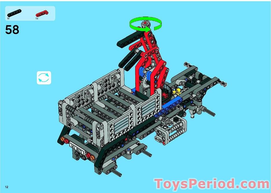 LEGO 8273 Off Road Truck Instructions and Parts List