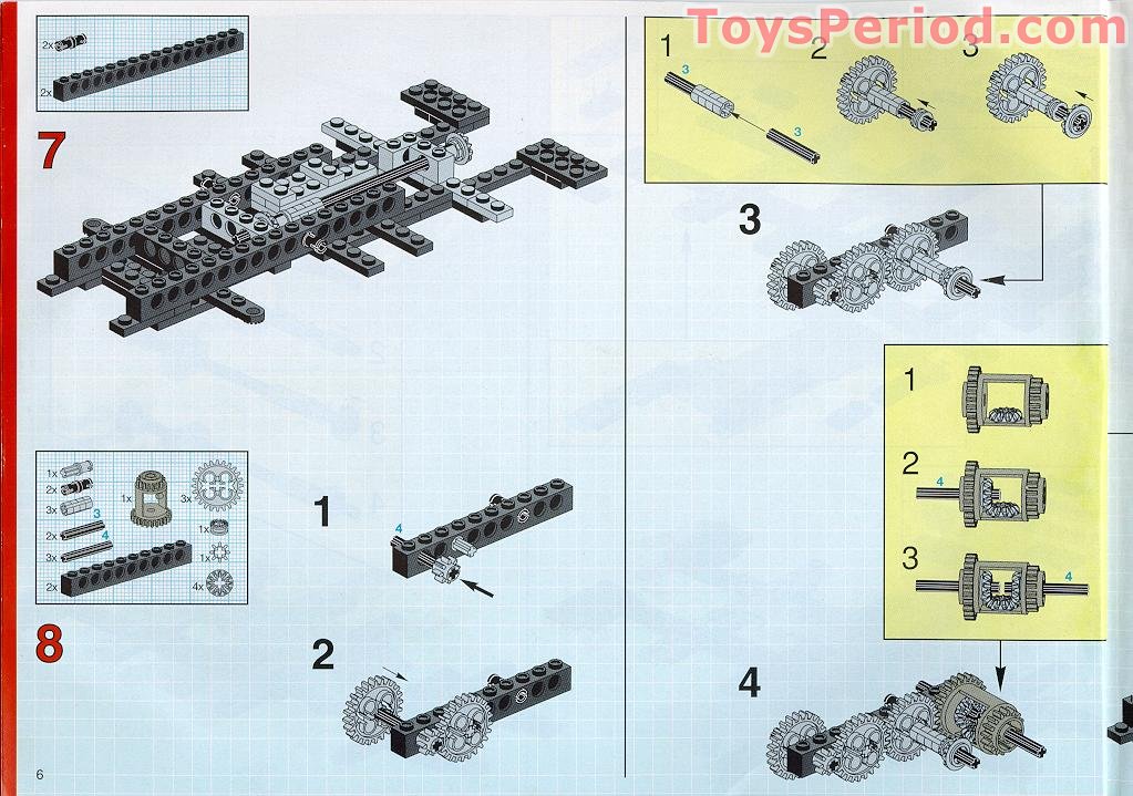 LEGO 8479 Barcode Multi-Set Instructions and Parts List