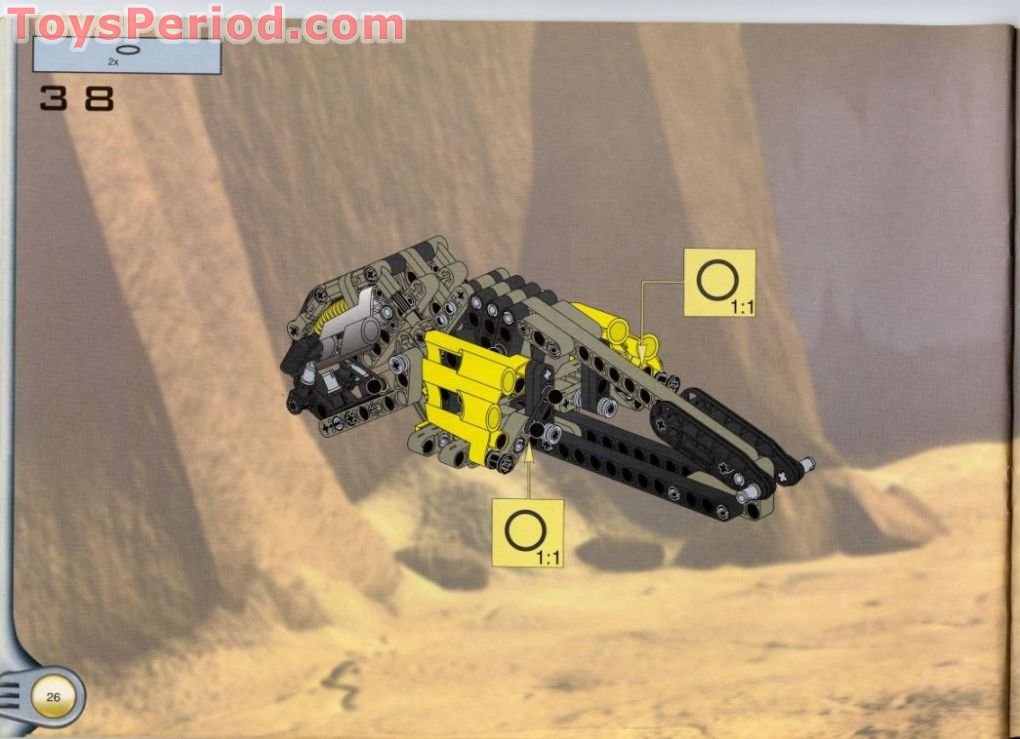 LEGO 8538 Muaka and Kane-Ra Instructions and Parts List