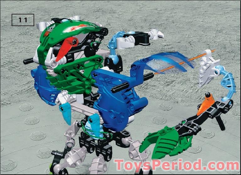 LEGO 8565 Kohrak Instructions and Parts List