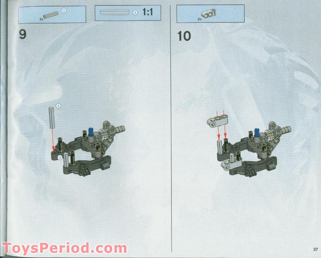 LEGO 8593 Makuta Instructions and Parts List