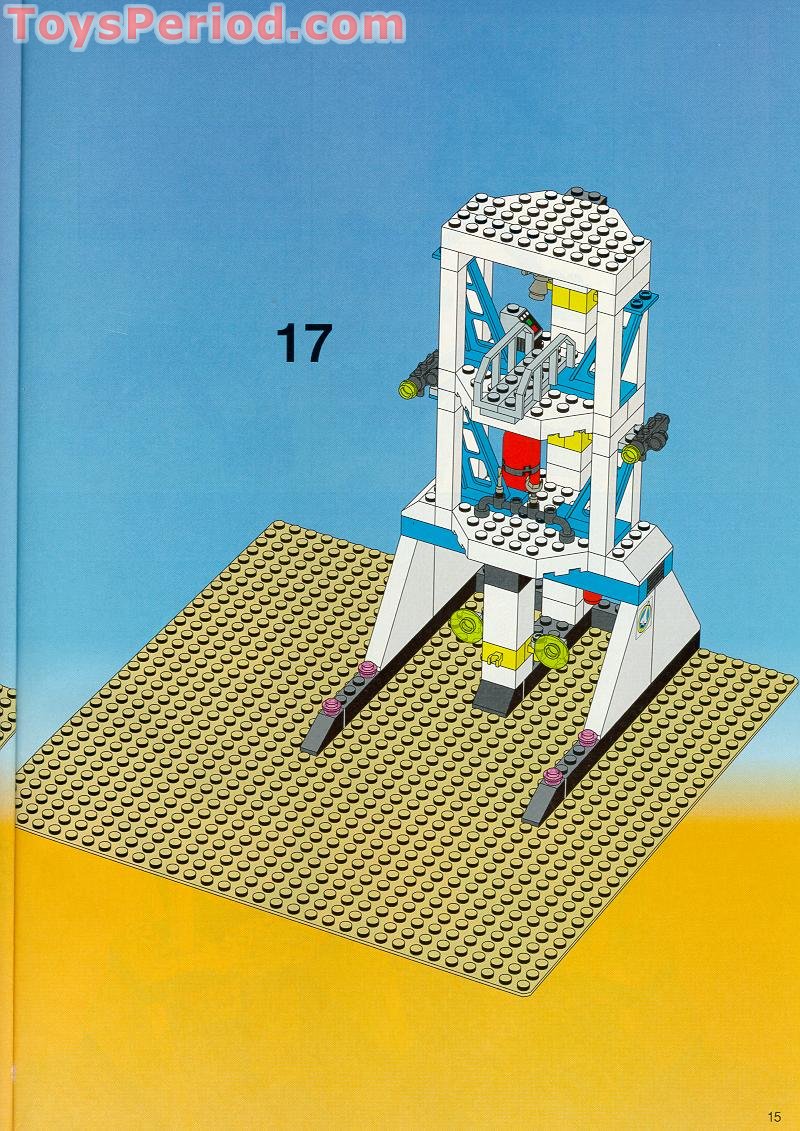 LEGO 6456 Mission Control Instructions and Parts List