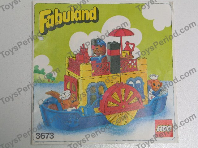 LEGO 3673 Steamboat Instructions and Parts List