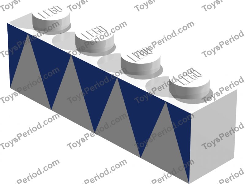 LEGO Sets with Part 3010p02 Brick 1 x 4 with Blue Triangles Pattern