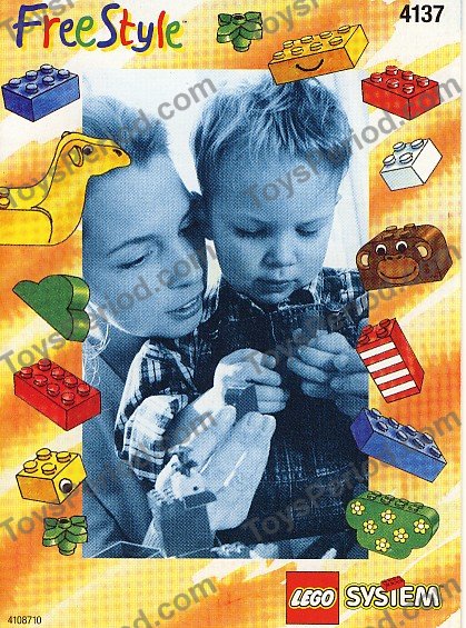 LEGO 4137 Small Freestyle Clearpack Set Parts List