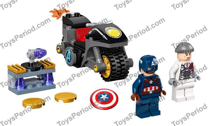 LEGO 76189 Captain America and Hydra Face-Off Set Parts List