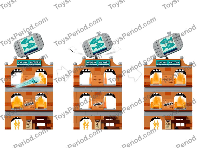 LEGO 60321 Fire Brigade Set Parts List