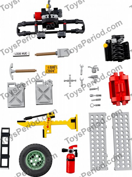 LEGO 10317 Land Rover Classic Defender 90 Set Parts List