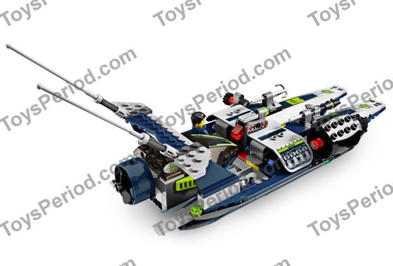 LEGO 8633 Mission 4: Speedboat Rescue Instructions and Parts List