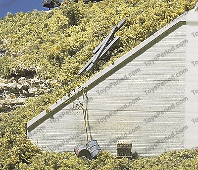 HO Structures - Magnuson 439-560 Bridge Abutment Wings HO Scale Resin Cast