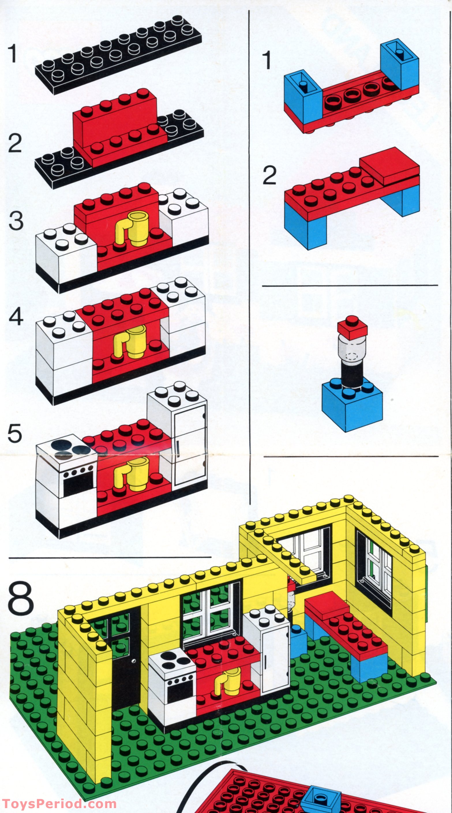 LEGO 6365 Summer Cottage Instructions and Parts List