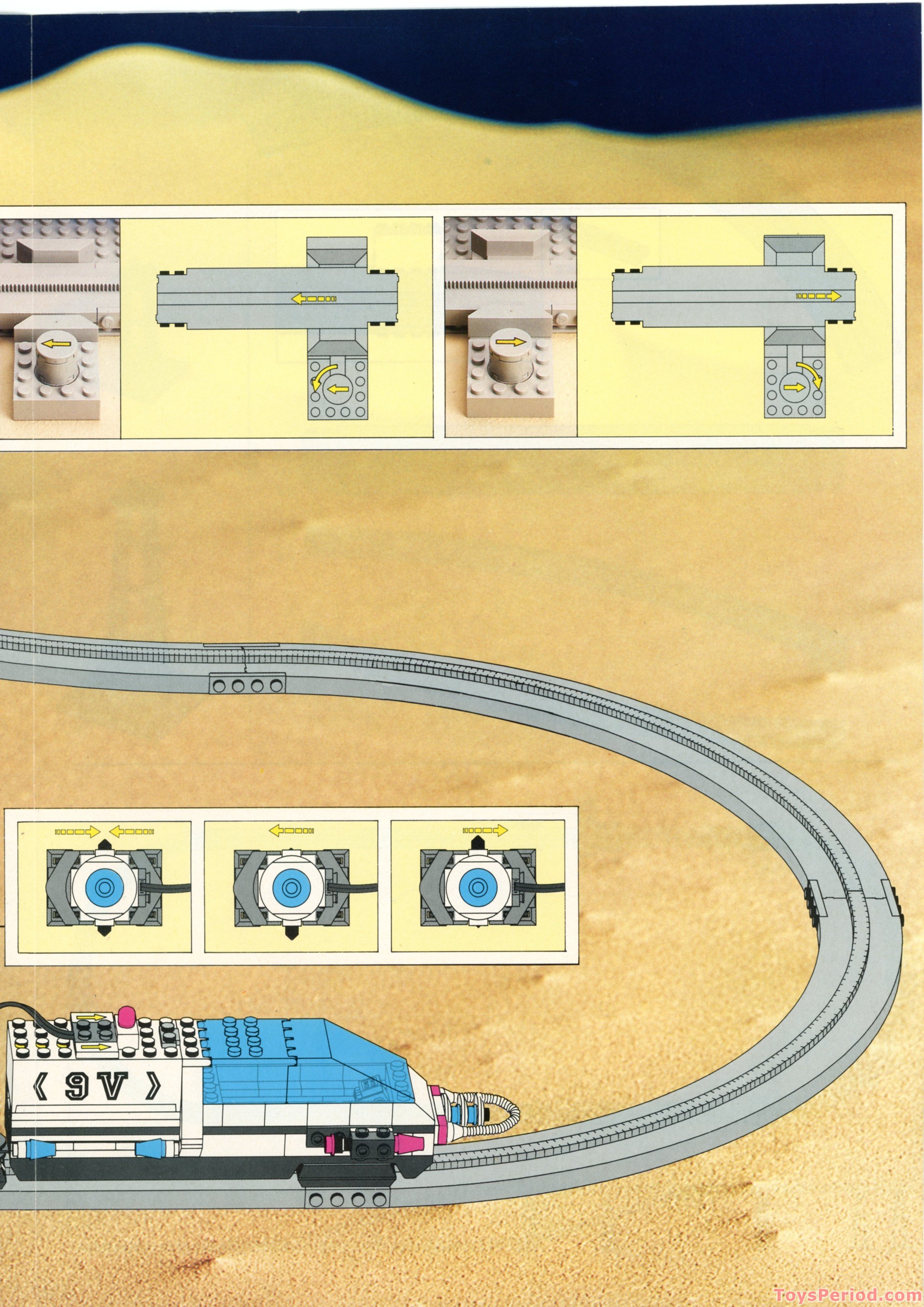 LEGO 6990 Monorail Transport System Instructions and Parts List