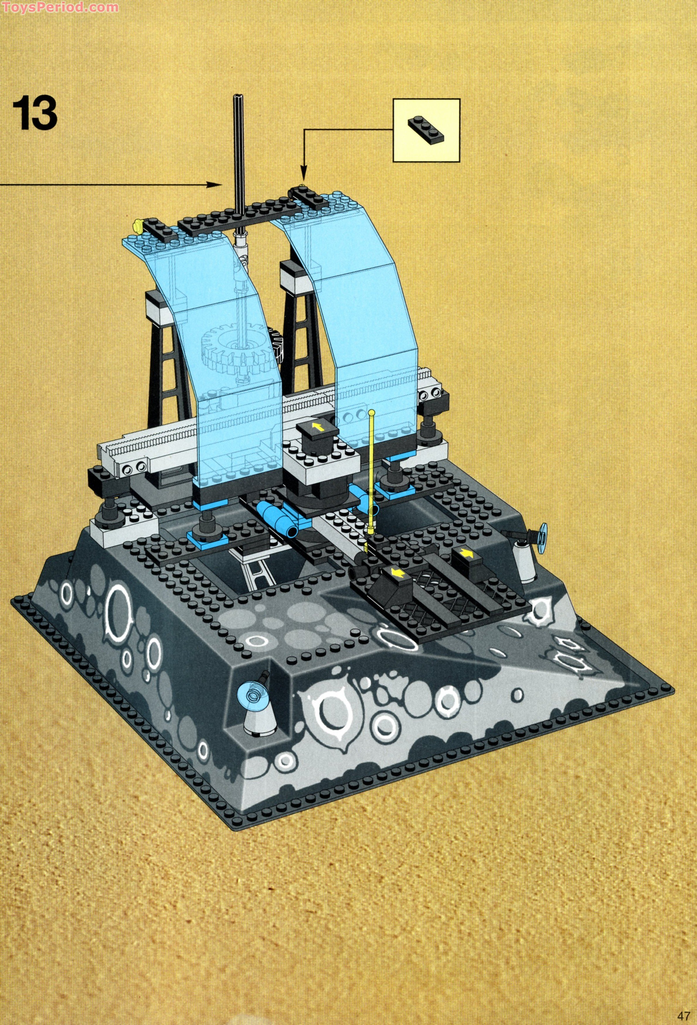 LEGO 6991 Monorail Transport Base Instructions and Parts List