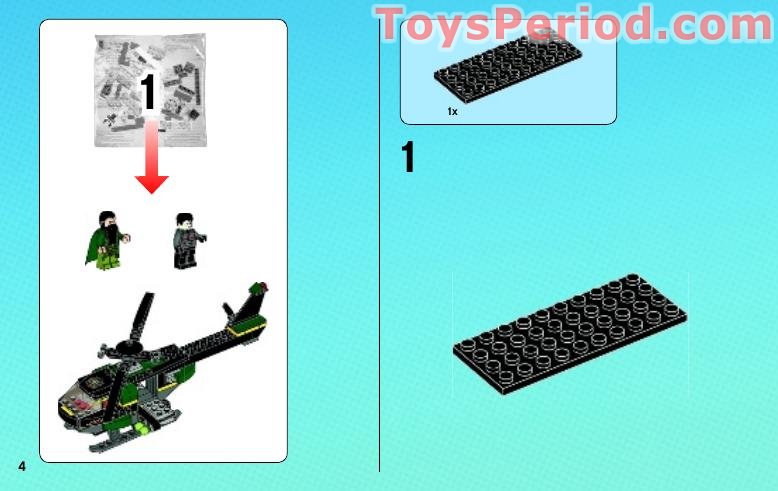 LEGO 76007 Iron Man: Malibu Mansion Attack Instructions and Parts List