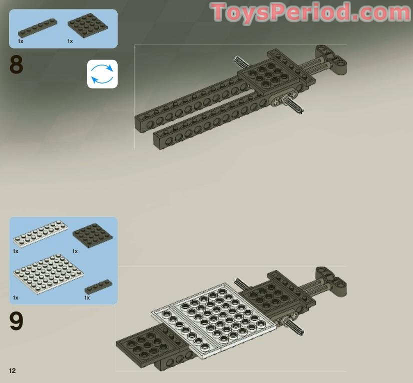 LEGO 8898 Wreckage Road Instructions and Parts List