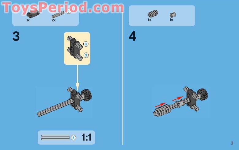 LEGO 9391 Crawler Crane Instructions and Parts List