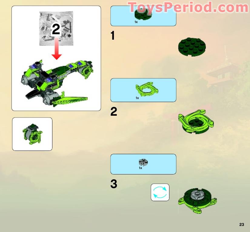 LEGO 9443 Rattlecopter Instructions and Parts List