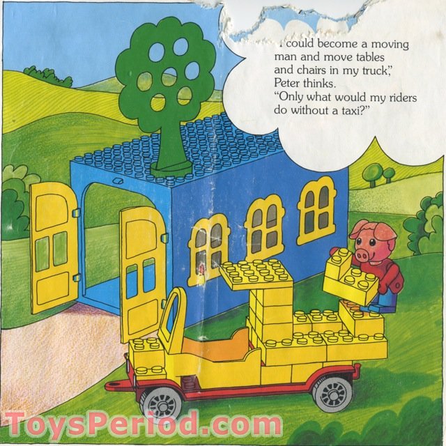 LEGO 128-1 Taxi Station Instructions and Parts List