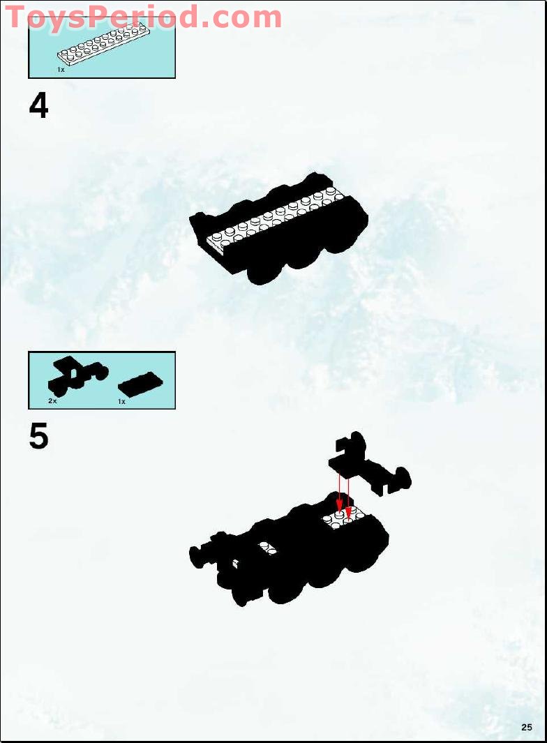 LEGO 10173 Holiday Train Instructions and Parts List