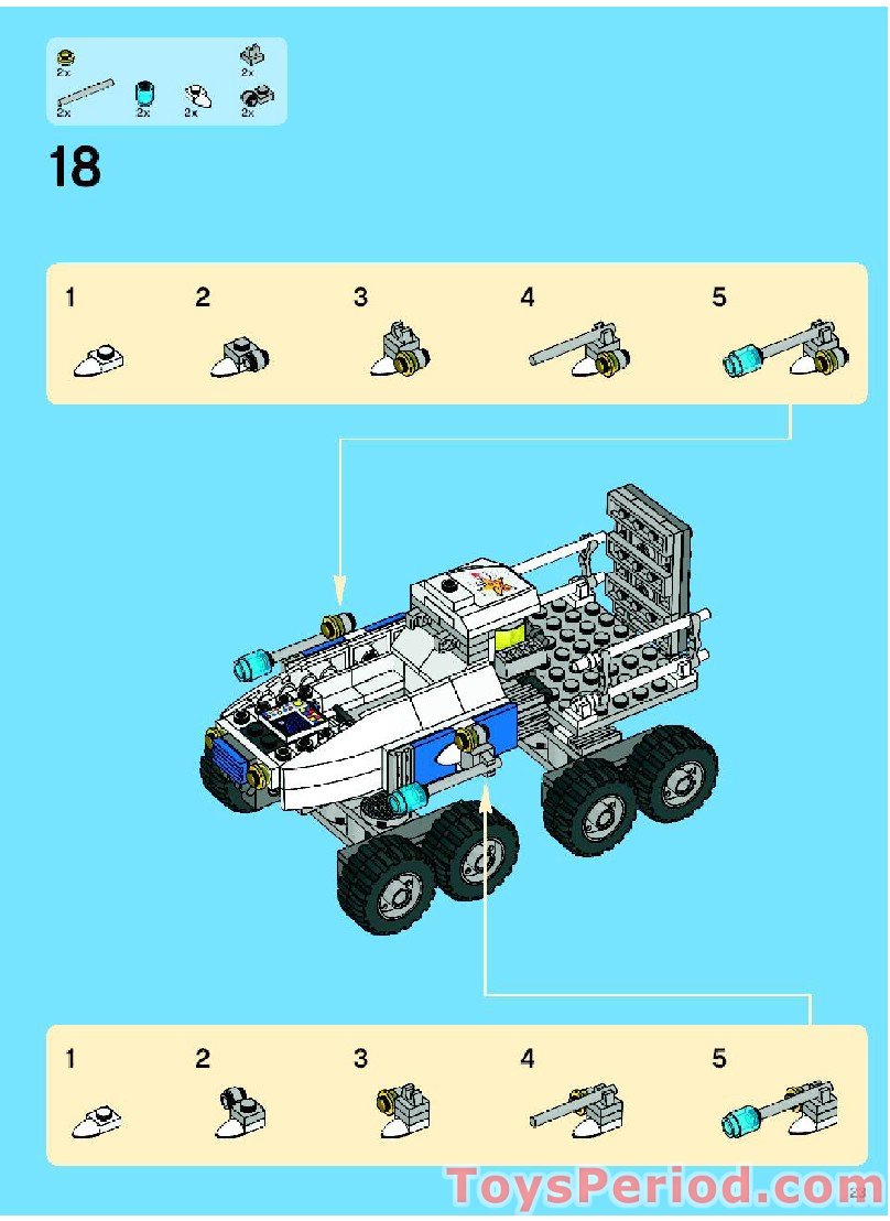 LEGO 10191 Star Justice Instructions and Parts List