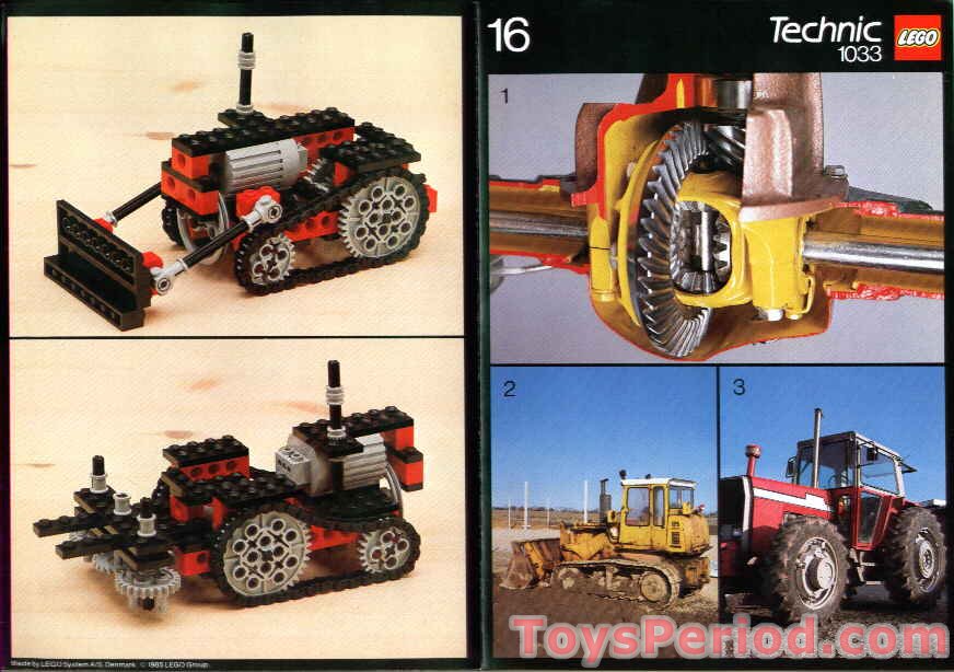 LEGO 1033 Building Instructions for Set 1032 Instructions and Parts List