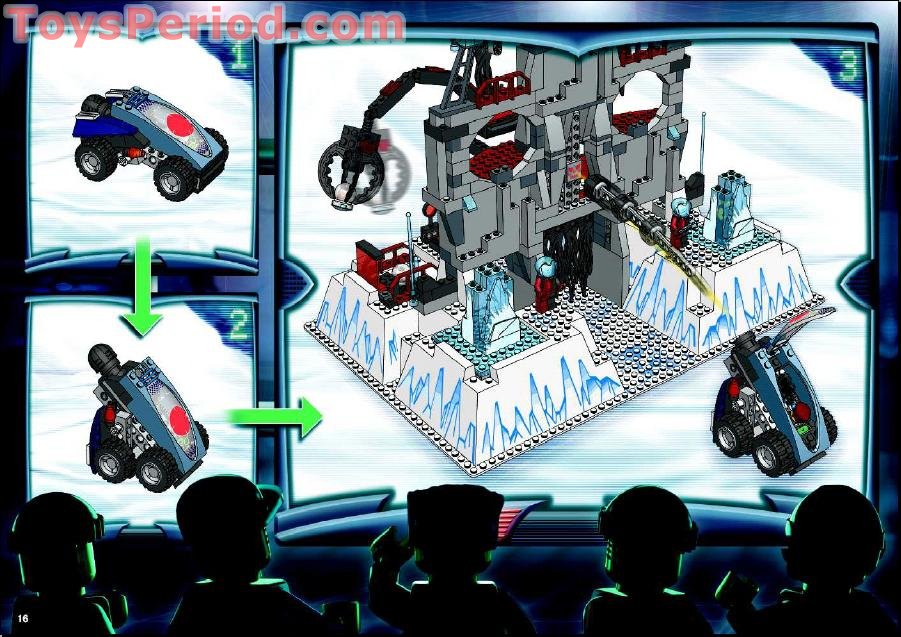 LEGO 4748 Ogel's Mountain Fortress Instructions and Parts List