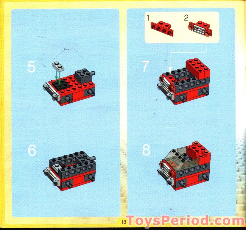 LEGO 4883 Gear Grinders Instructions and Parts List