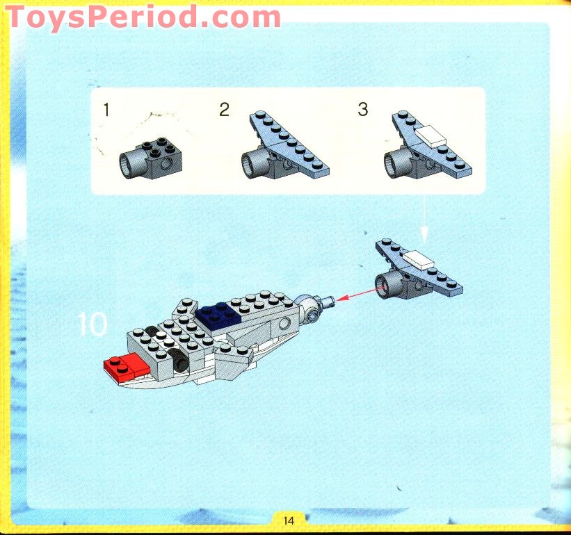 LEGO 4506 Deep Sea Predators Instructions and Parts List