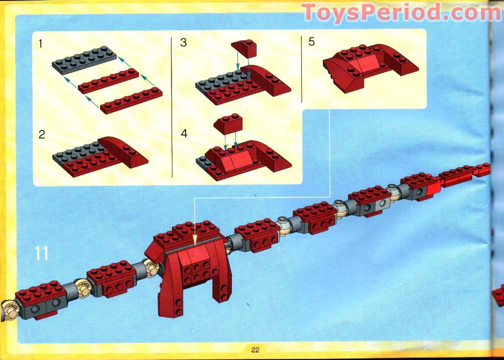 LEGO 4507 Prehistoric Creatures Instructions and Parts List