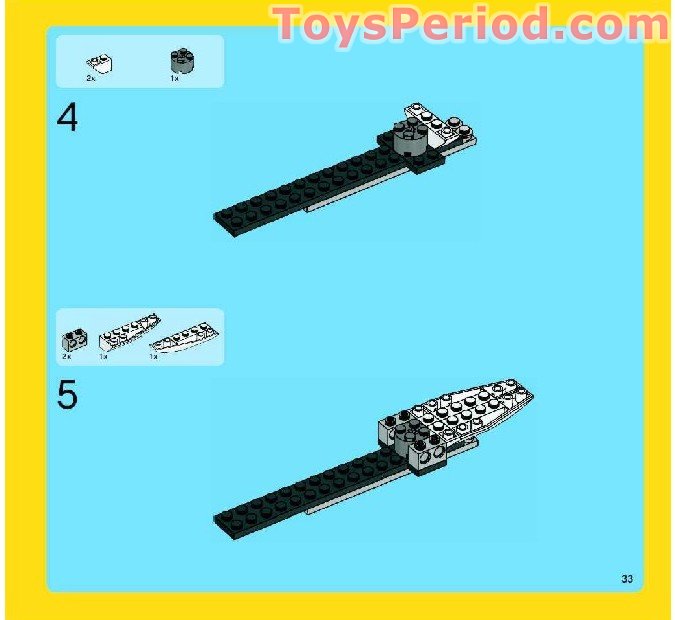 LEGO 6745 Propeller Power Instructions and Parts List