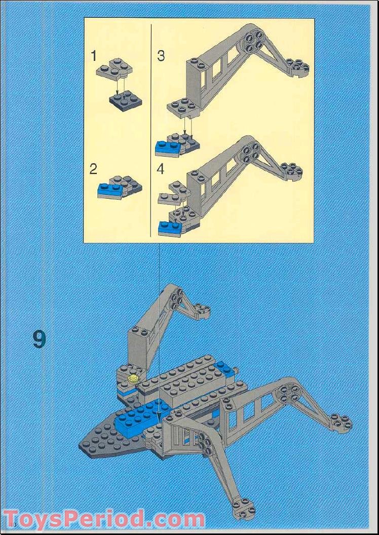 LEGO 6977 Arachnoid Star Base Instructions and Parts List