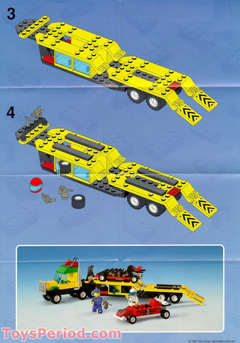 LEGO 6432 Speedway Transport Instructions and Parts List